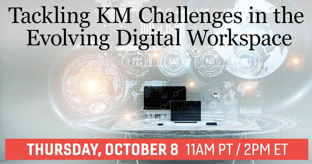 KMWorld Training and Webinars - KMWorld