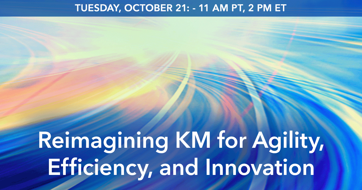 KMWorld Training and Webinars - KMWorld